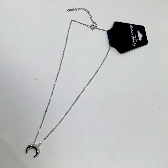 Jewelry | Sterling Chain Crescent Moon Necklace | Poshmark